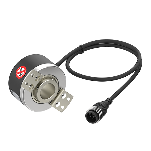 Autonics E60H20-8192-3-V-24-C 60 mm Incremental Rotary Encoders (Hollow Shaft Type) (8192P/R, 12 ...