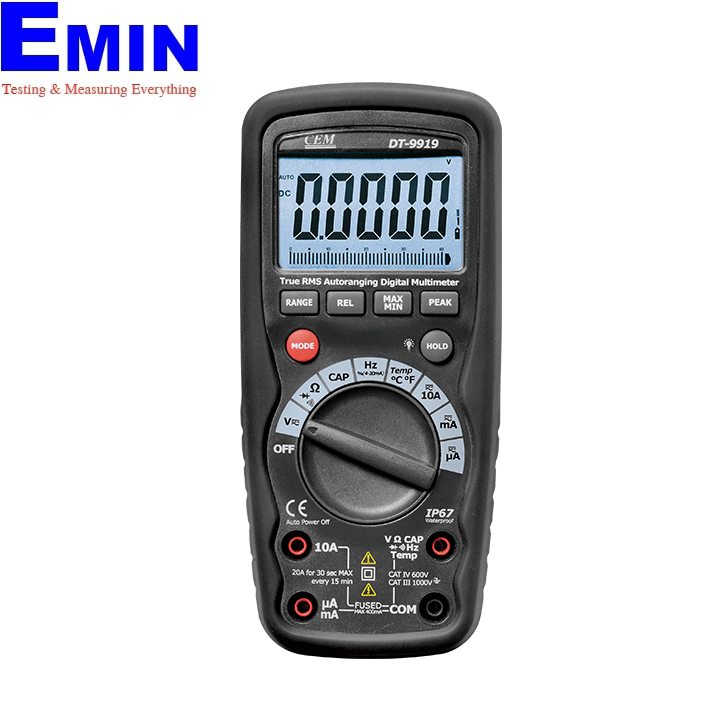CEM DT-9929 Professional True RMS Industrial Digital Multimeters (True ...