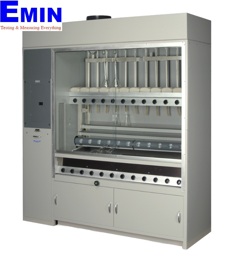 Thiết bị phá mẫu, chưng cất Kjeldahl kết hợp kín Labconco 2117712 (12 ...