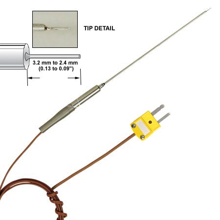 OMEGA TJFT72-K-SS-116G-6 Reduced Fine Tip Diameter Thermocouple Probes ...