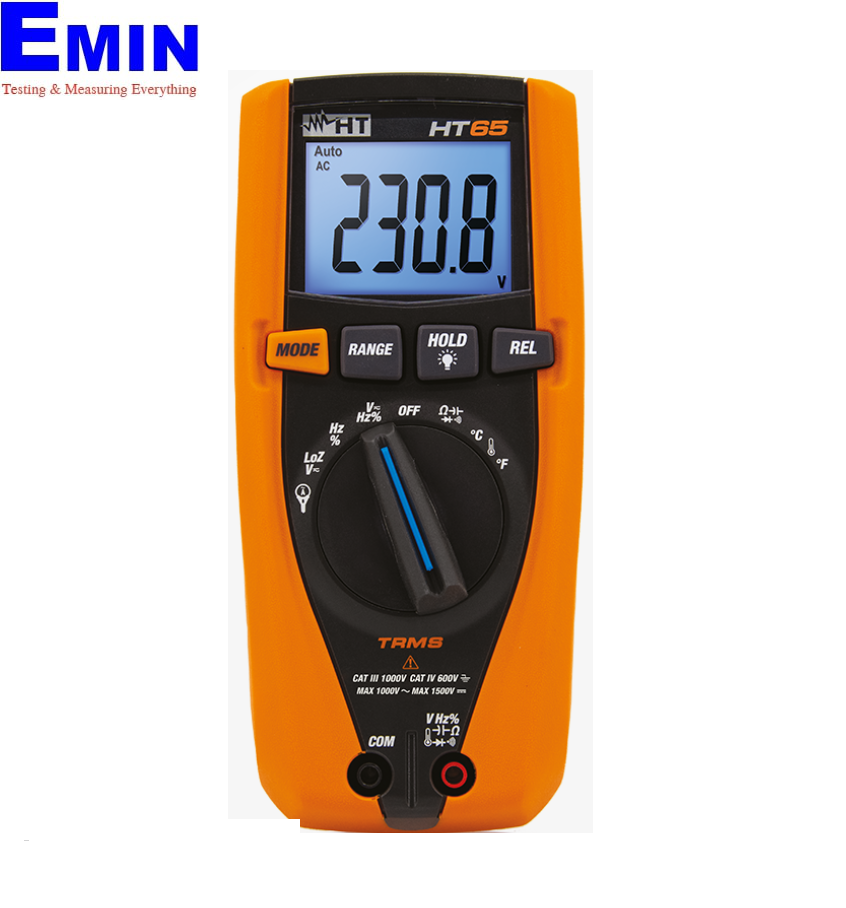 Đồng hồ vạn năng HT HT65 (1000VAC/1500VDC, TRMS) | EMIN.VN