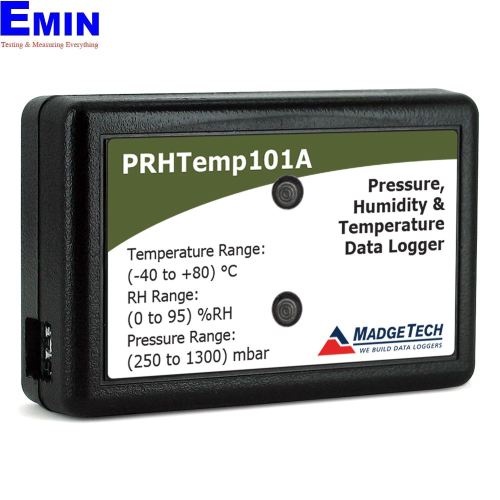 Madgetech PRHTemp101A Pressure, Humidity and Temperature Data Logger (-40 °C to +80 °C; 0%-95 ...