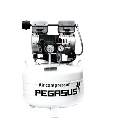 PEGASUS TM-OF750-40L Oil Free Silent Air Compressor (220V, 8 Kg/cm, 40L ...