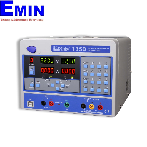 Bộ nguồn DC lập trình ba đầu ra GLOBAL 1350 | EMIN.VN