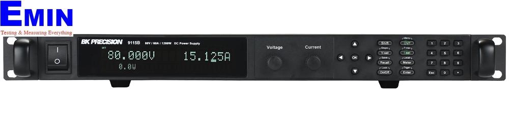 BKPRECISION 9115B Multi-Range Programmable DC Power Supply (0~80V, 0 ...