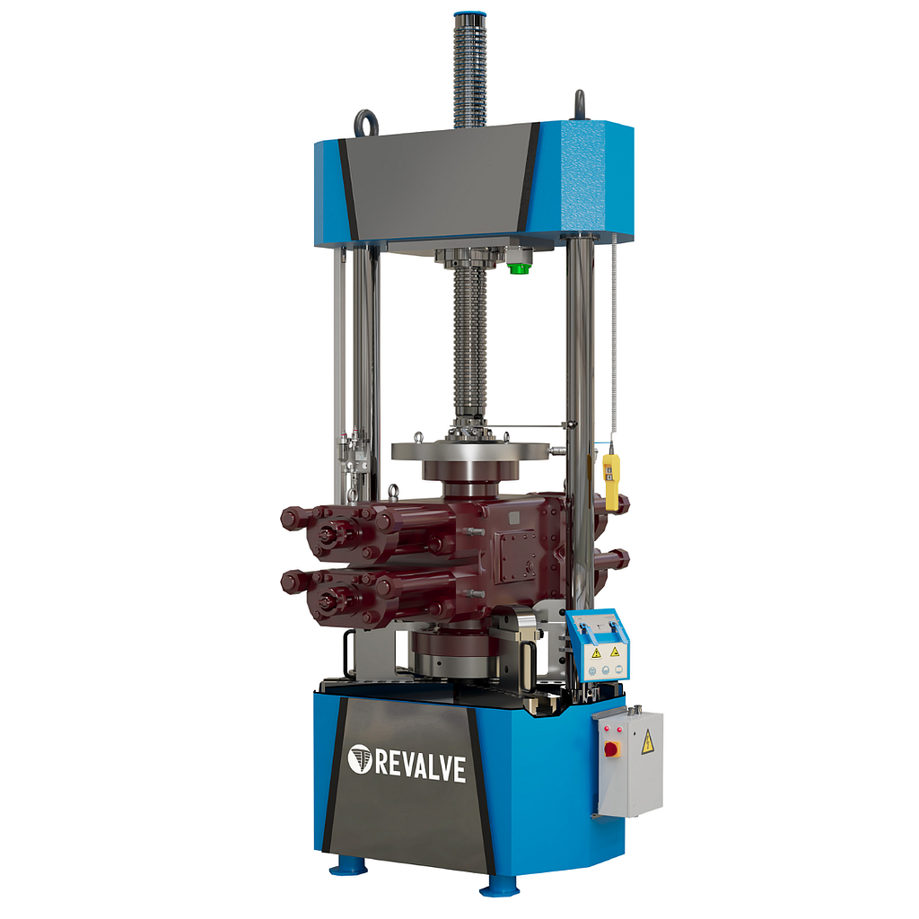 Revalve UNIT №1 Vertical test bench for wellhead equipment and blowout ...