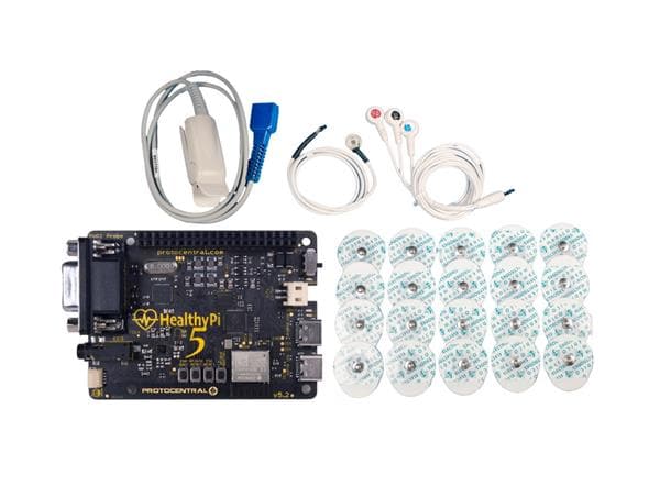 ProtoCentral HPI5-BASIC Electrocardiogram, Photoplethysmography ...
