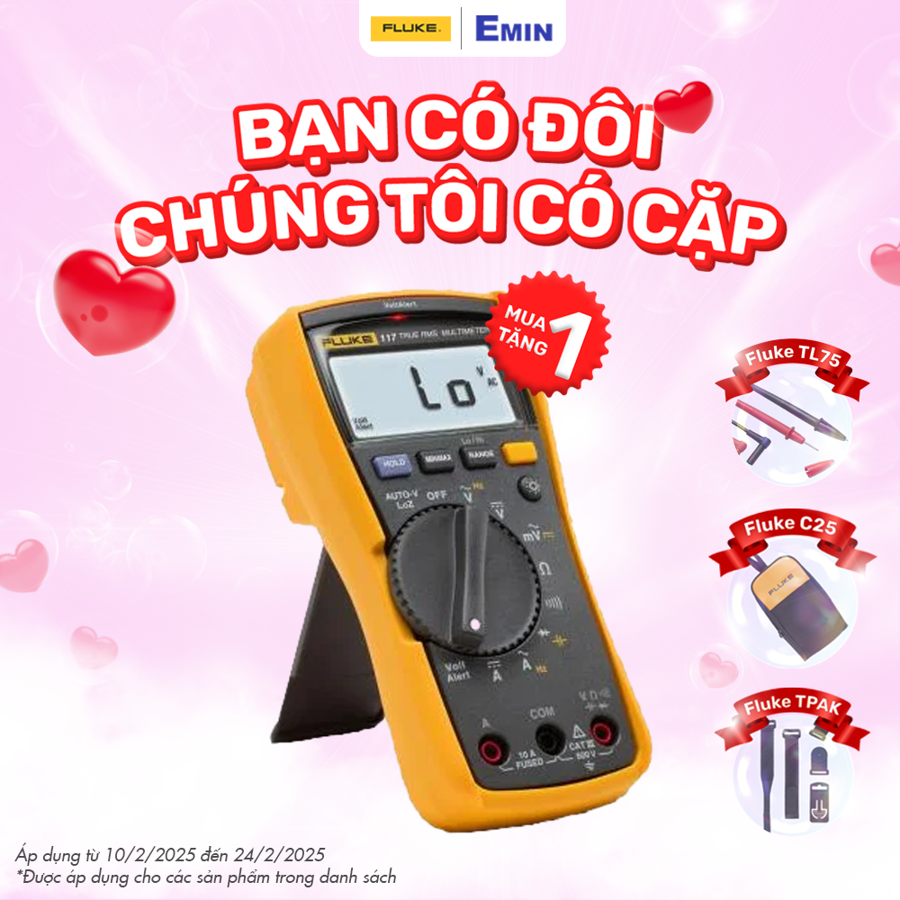 FLUKE FLUKE-117/APAC Digital Multimeter (FLUKE-117, true RMS) | EMIN.VN