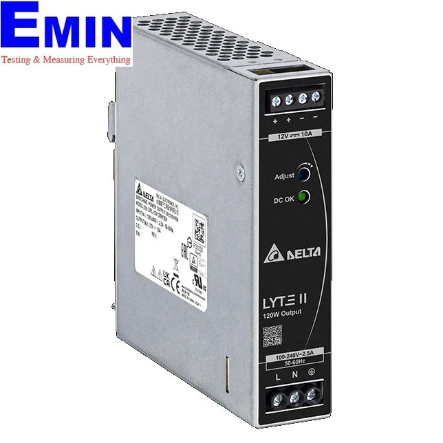 Delta DRL-12V120W1ENA LYTE II DIN Rail Power Supply (1P, 12V; 120W; 10A; With coating) | EMIN.VN