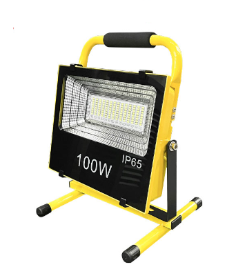 Đèn LED pha sạc điện GivaSolar GV-KFL-100WB (100W) | EMIN.VN