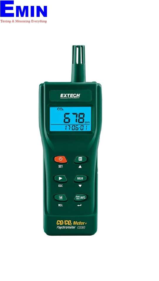 EXTECH CO260 CO/CO₂ Meter | EMIN.VN
