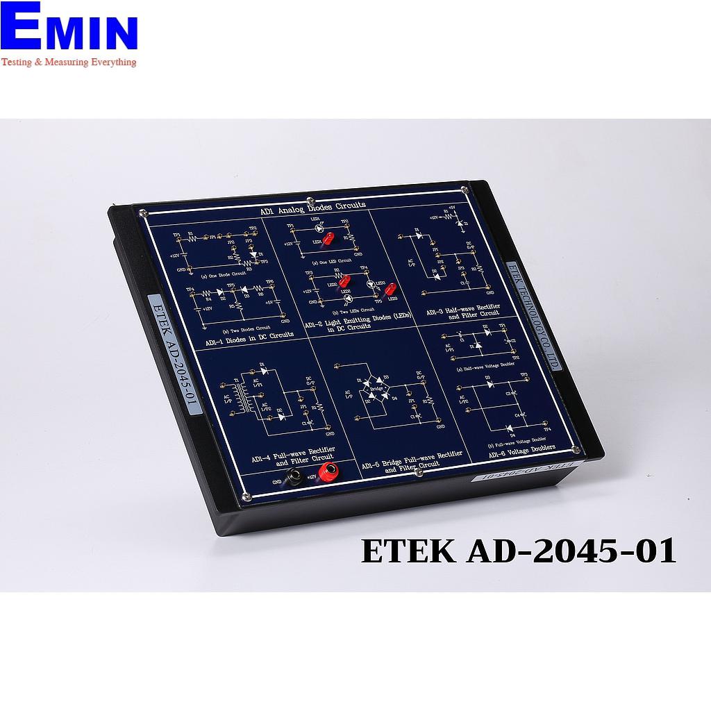 ETEK AD-2045 Analog and Digital Circuits Trainer (9 Modules) | EMIN.VN