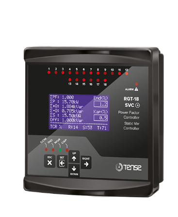 TENSE RGT-18SVC 18 Levels Three-Phase Power Factor Controller | EMIN.VN