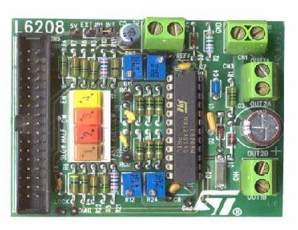 Motor/Motion Controller & Driver Eval Board for L6208 ...