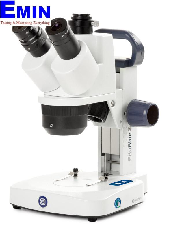 Euromex ED.1303-S Trinocular stereo microscope EduBlue, 1x/3x revolving ...