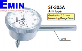 Đồng hồ so chân sau TECLOCK ST-305A | EMIN.VN
