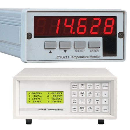OMEGA CYD211 8-Channel Benchtop Cryogenic Digital Thermometer ...