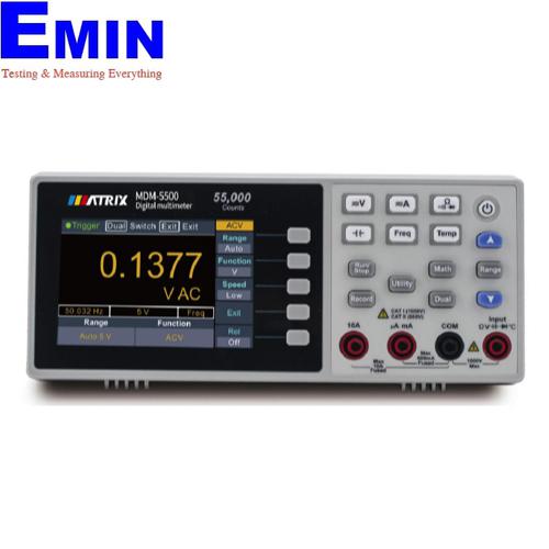 MATRIX MDM-5500 Digital Multimeter (50.000mVDC-1000.0VDC, 500mVAC ...
