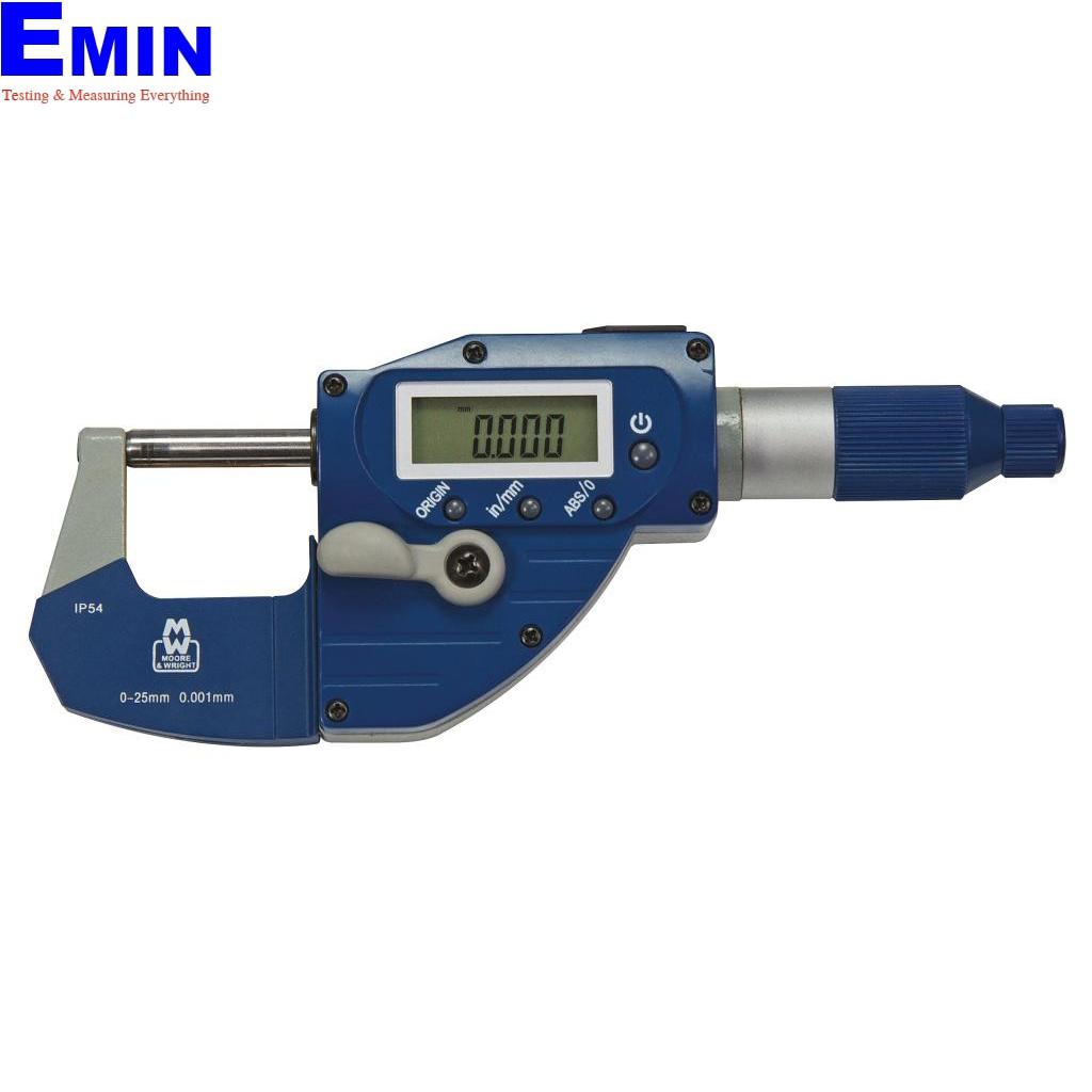 MOORE & WRIGHT (ANH) MW202-02DABS Digital External Micrometer (﻿﻿﻿﻿25 ...