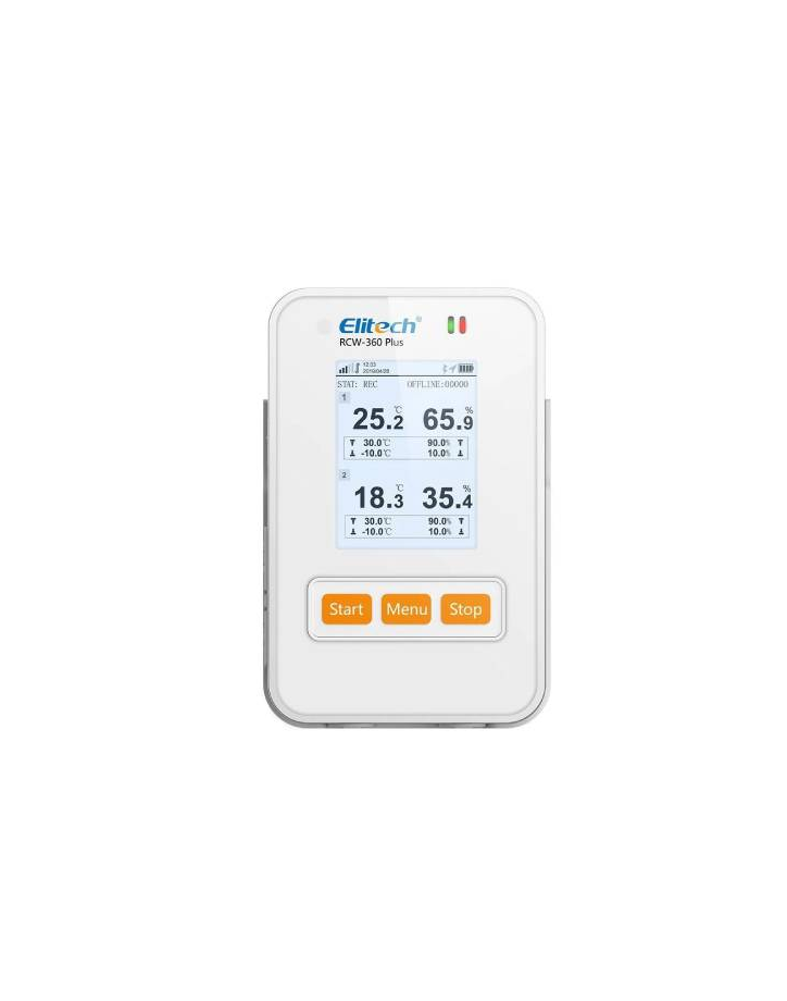 Thiết bị ghi nhiệt độ, độ ẩm Elitech RCW-360PW-THDE (-40℃~+ 80℃, 0~100% RH) | EMIN.VN