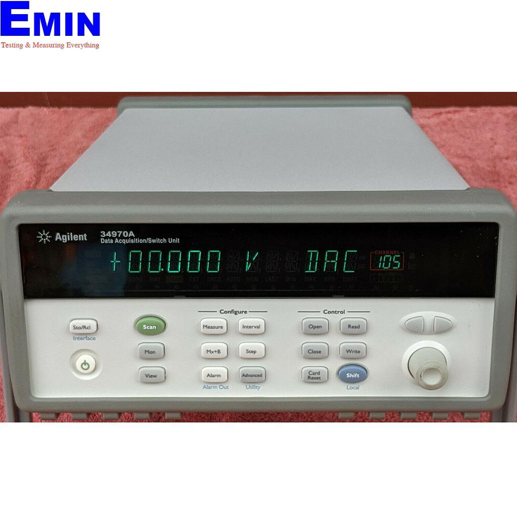 Agilent 34970A Data Acquisition System/DMM Rental Service | EMIN.VN