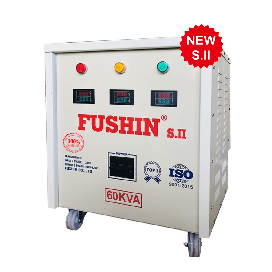 Fushin S.IICU3P-60K Automatic Transformer (3P 380V/220V 60KVA) | EMIN.VN