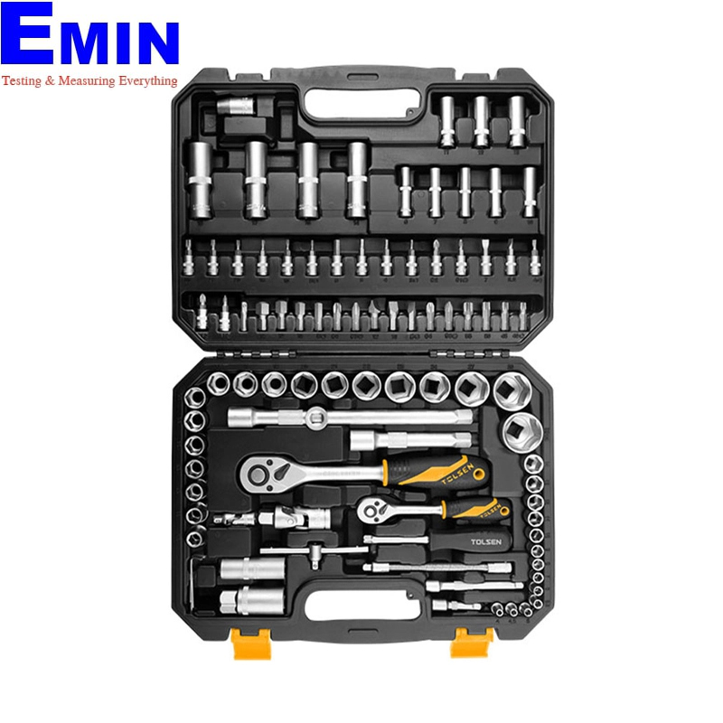 Tolsen 15145 Socket Set 94 Pcs (1/4 ", 1/2 ") | EMIN.VN