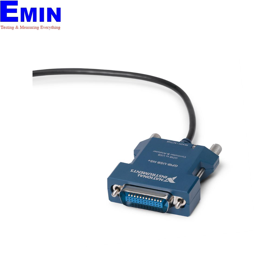 NI GPIB-USB-HS+ GPIB Instrument Control Device (Windows, 24-Pin Male ...