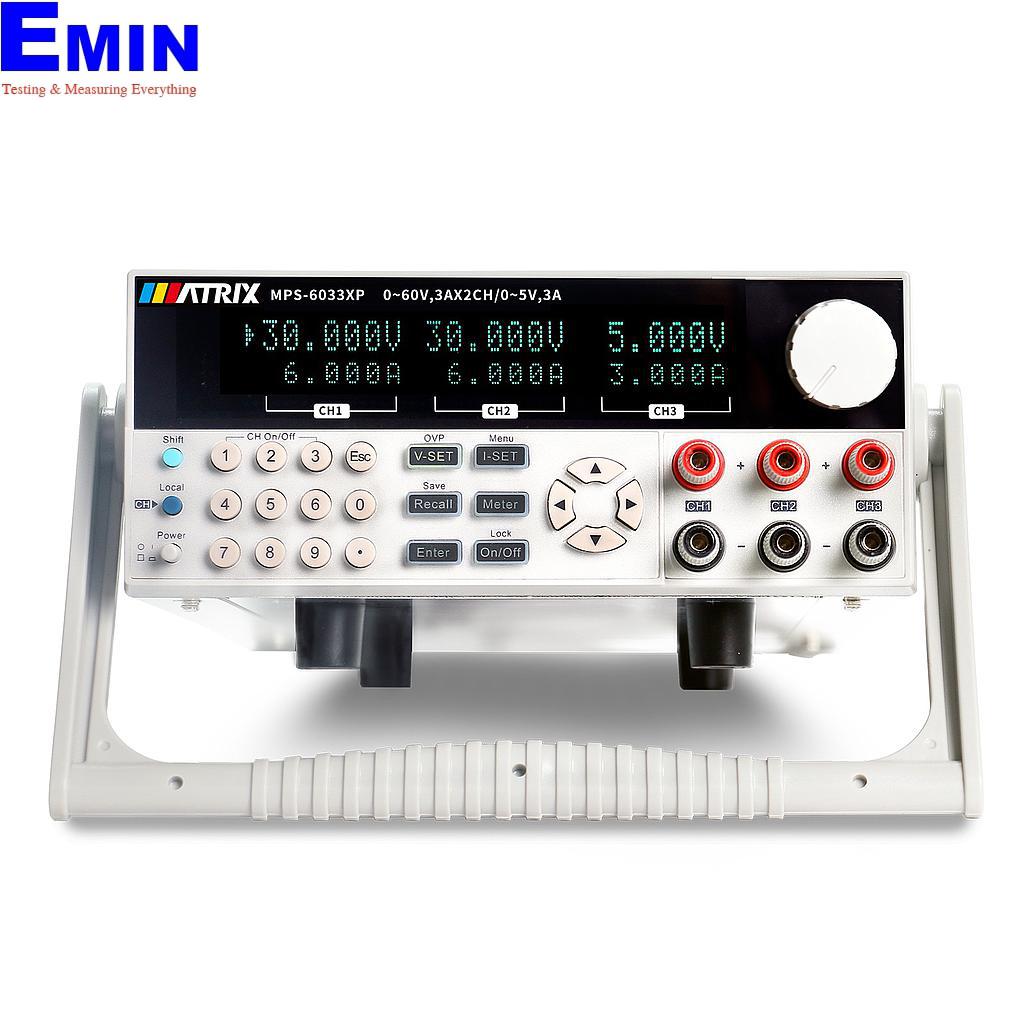 MATRIX MPS-3063XP Multi-channel DC Power Supply (31V, 6A) | EMIN.VN